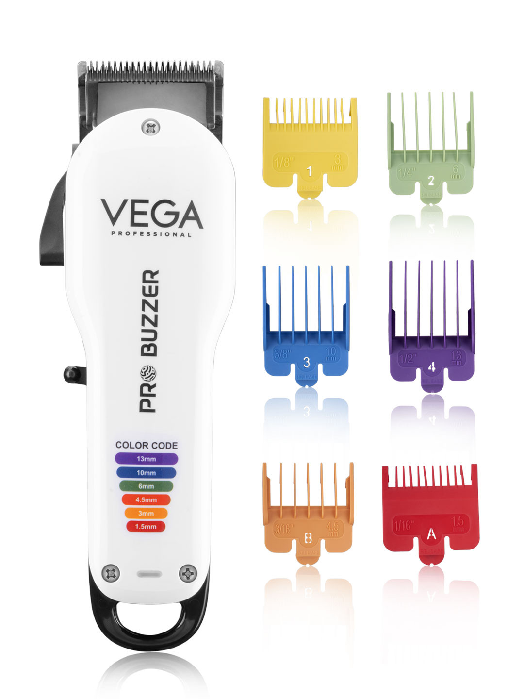 Buy VEGA PROFESSIONAL VPMHC 08 Pro Buzzer Hair Clipper White - Trimmer ...