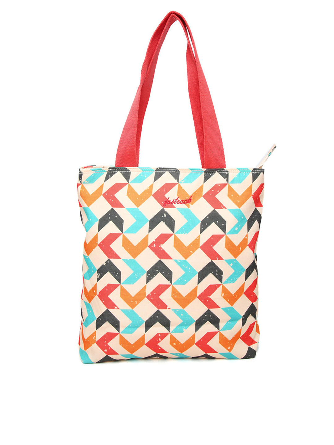 Buy Fastrack Multicoloured Printed Tote Bag - Handbags for Women ...