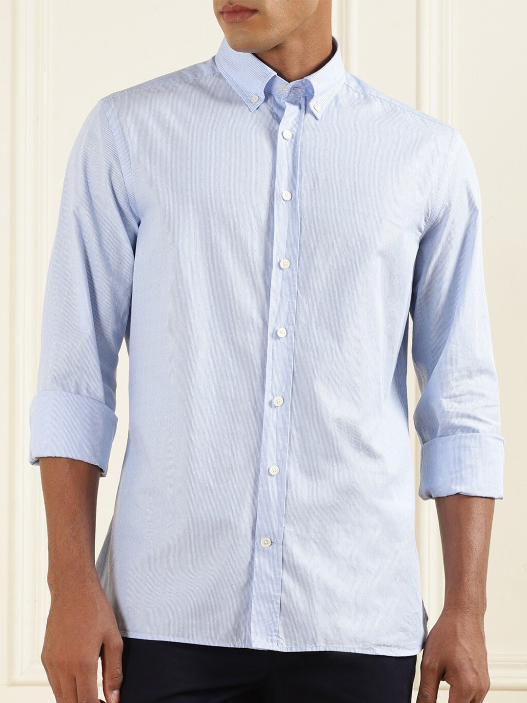 Buy HACKETT LONDON Striped Opaque Cotton Casual Shirt - Shirts for Men ...