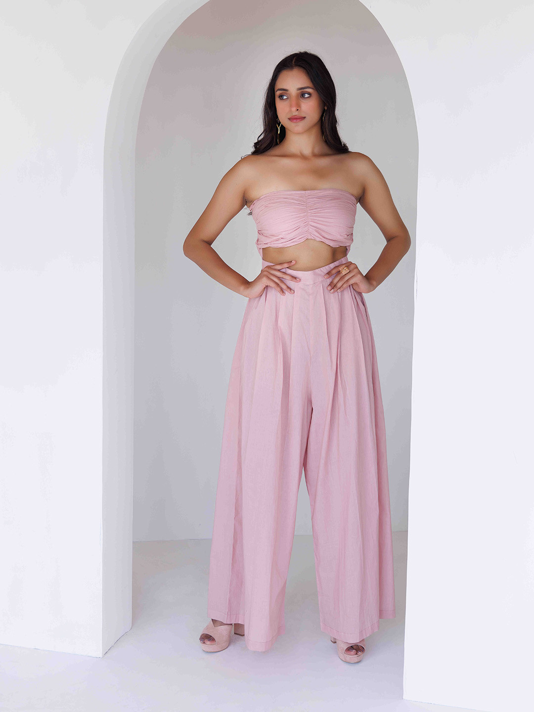 Buy Ragavi Strapless Cotton Jumpsuit - Jumpsuit for Women 23777076 | Myntra