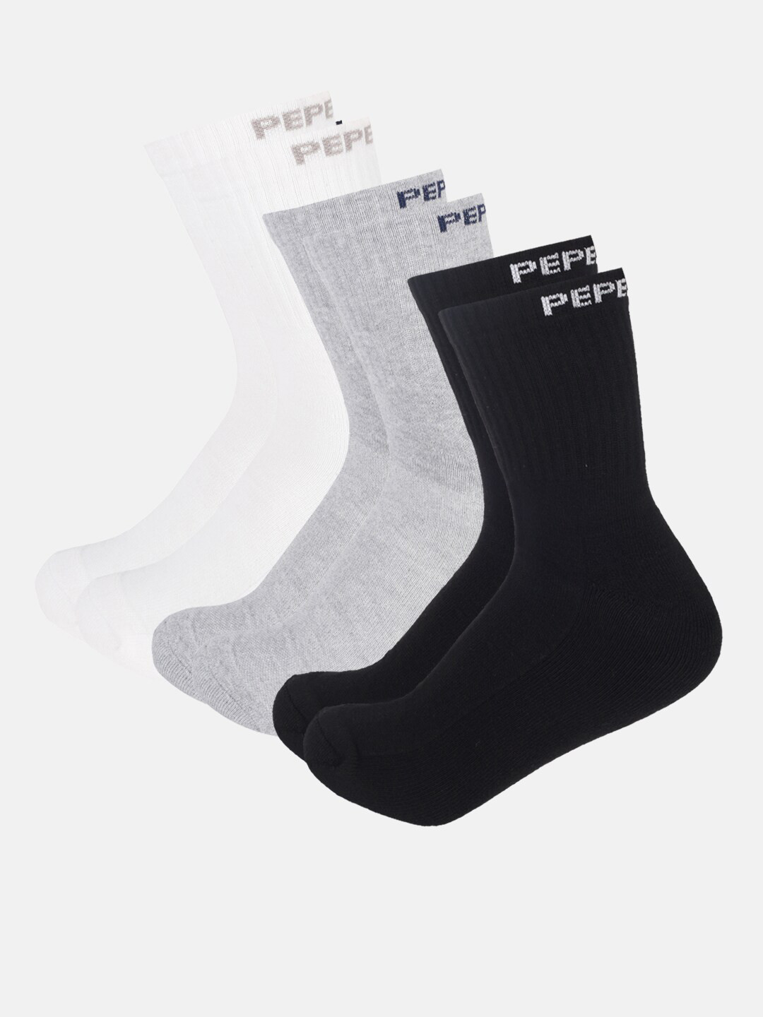 Buy Pepe Jeans Pack Of 3 Calf Length Socks - Socks for Men 23777322 ...