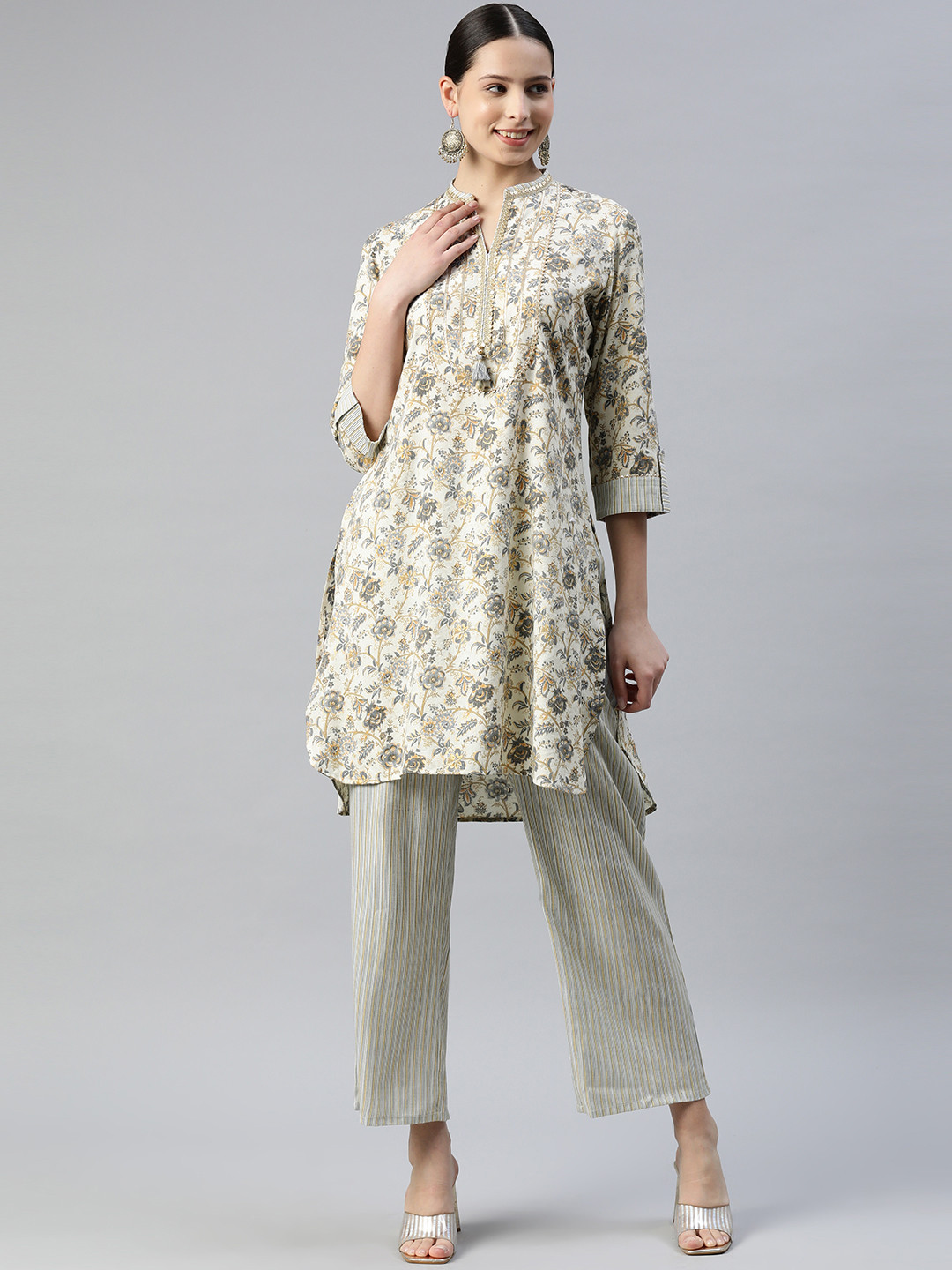 Buy Nayam By Lakshita Women Gotta Patti Embroidered Co Ords - Co Ords for Women 23790754 | Myntra