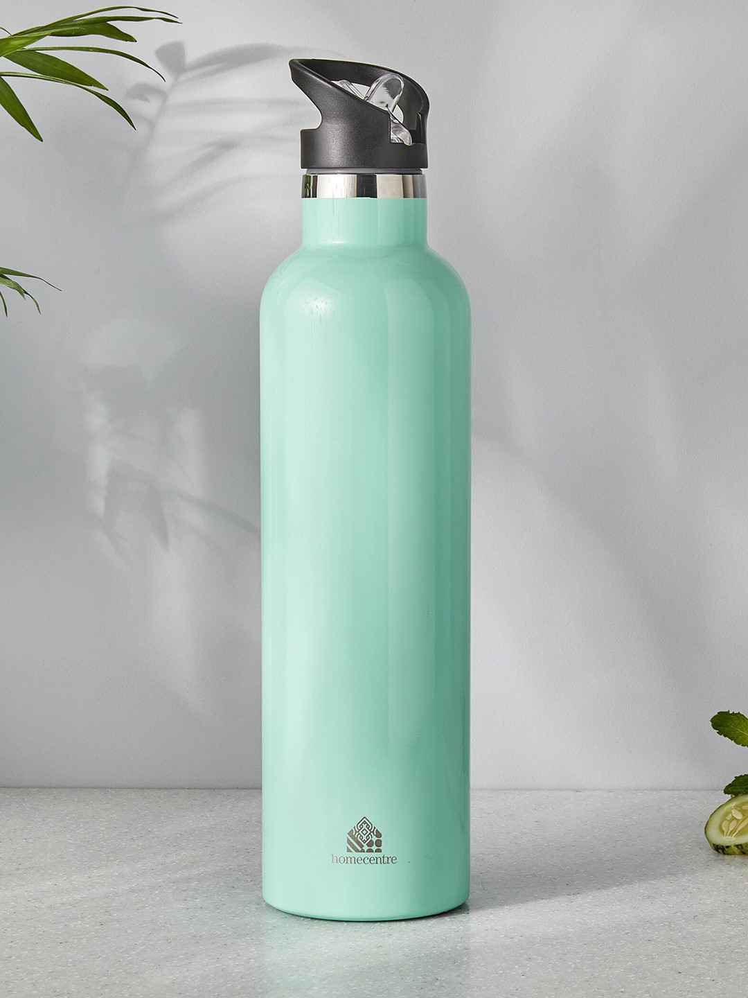 Buy Home Centre Teal Colour Stainless Steel Vacuum Flask 1L - Water ...