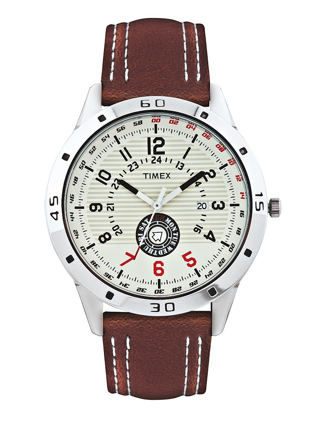 Buy Timex Men Off White Dial Watch TI000U90000 - Watches for Men 237978 ...