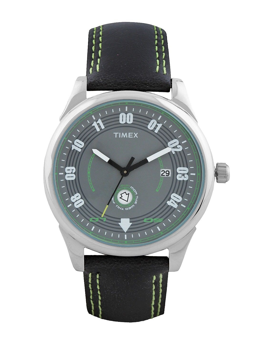 Buy Timex Men Grey Dial Watch TI000V10000 - Watches for Men 237982 | Myntra