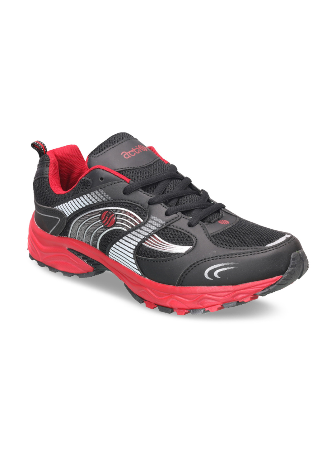 Buy Action Men Black & Red Running Shoes - Sports Shoes for Men 2380192 ...