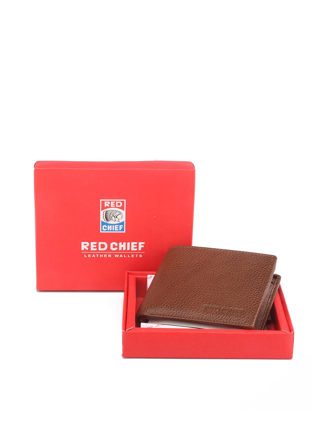 Buy Red Chief Men Brown Leather Two Fold Wallet - Wallets for Men ...