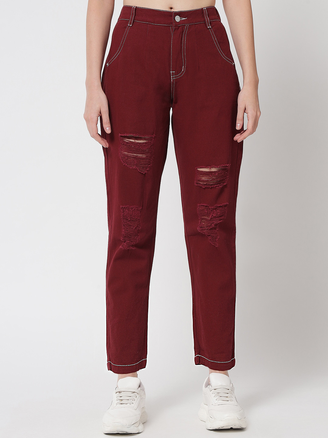 Buy River Of Design Jeans Women Boyfriend Fit High Rise Highly ...