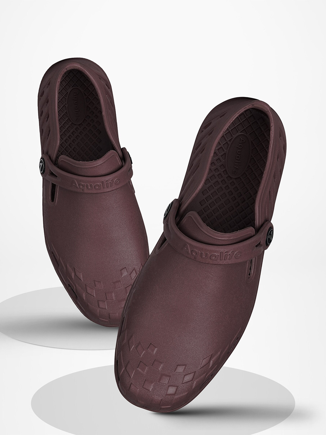 Buy Aqualite Women Self Design Clogs - Flip Flops for Women 23827156 ...