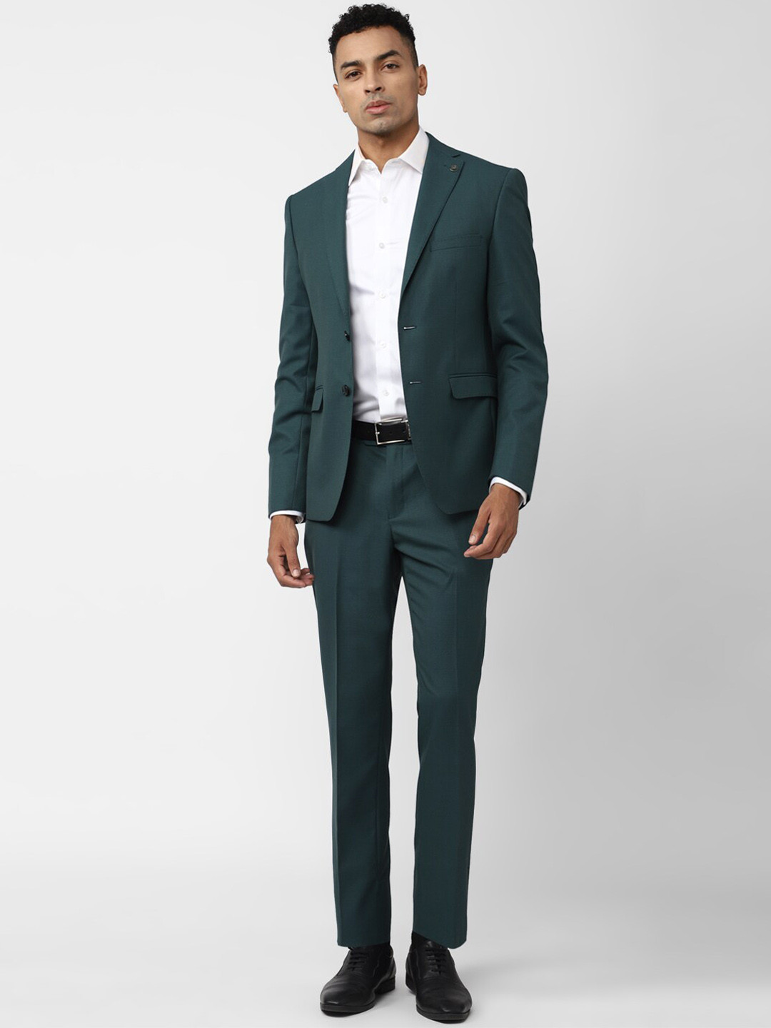 Buy Peter England Elite Single Breasted Slim Fit Two Piece Suit - Suits ...