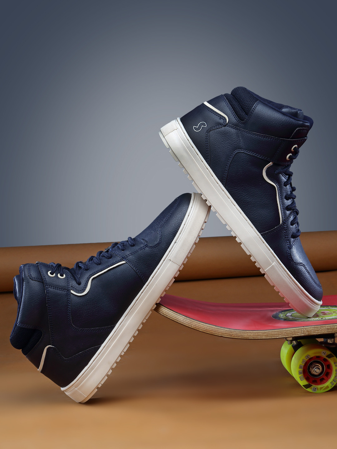 Buy SOLETHREADS REBEL Men Textured Memory Foam Insole Sneakers - Casual ...