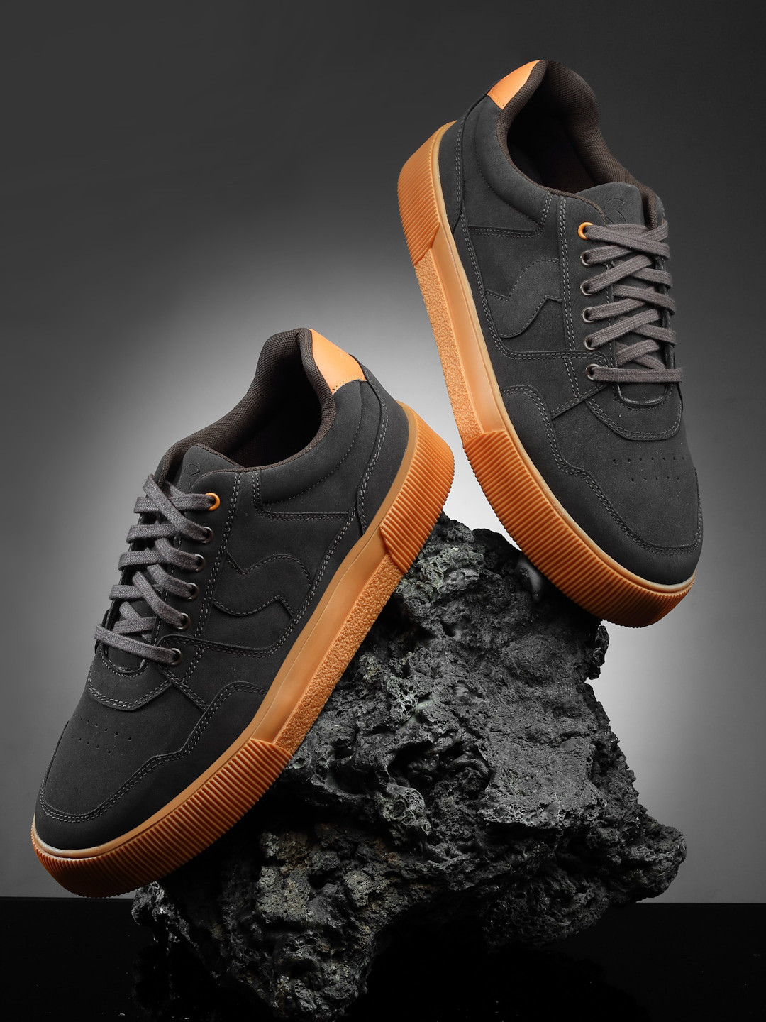 Buy Solethreads Men SNAZZ Memory Foam Insole Contrast Sole Sneakers ...