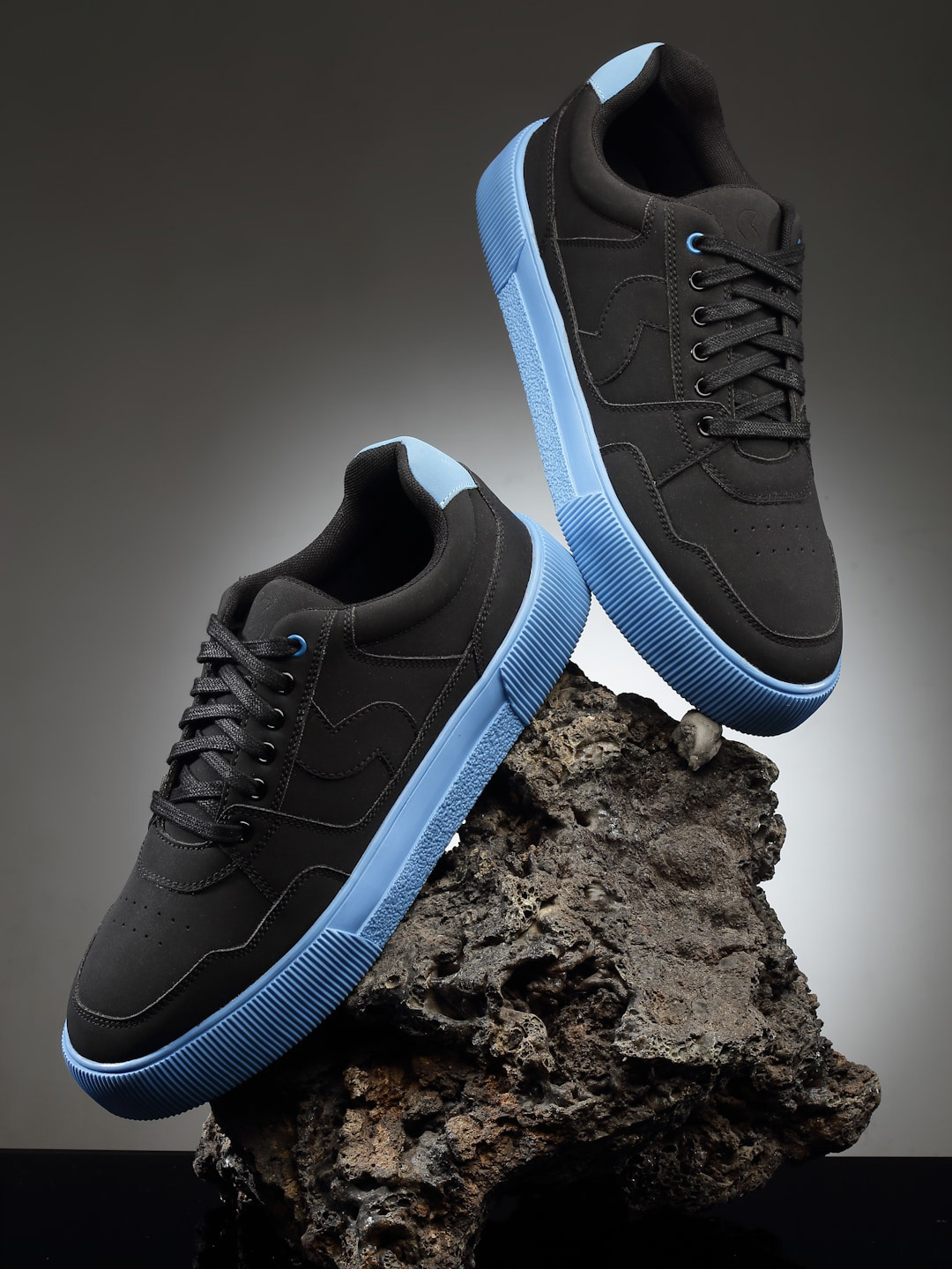 Buy Solethreads Men SNAZZ Textured Suede Memory Foam Insole Sneakers ...