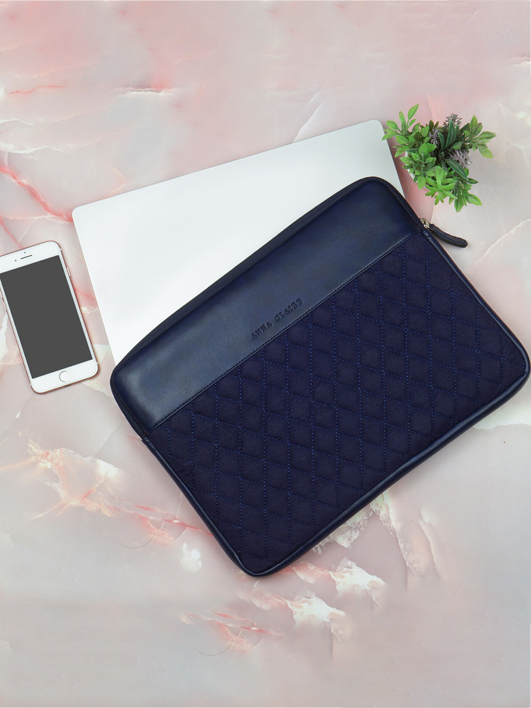 Buy Anna Claire Unisex Textured Laptop Sleeve - Laptop Bag for Unisex ...