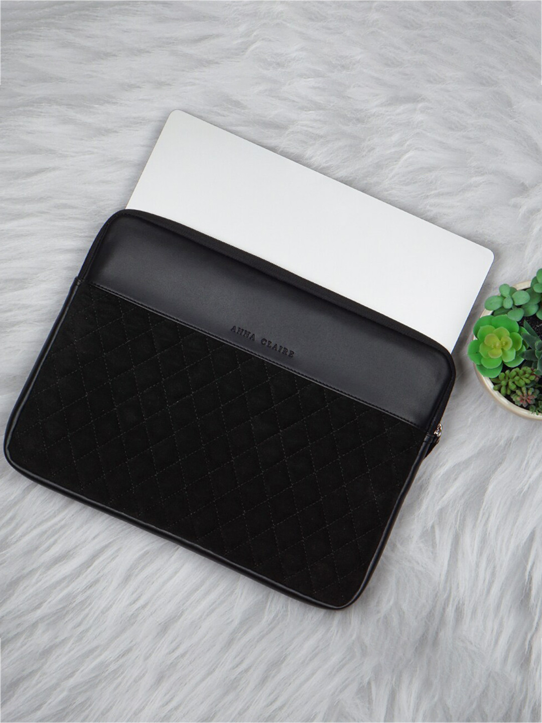 Buy Anna Claire Unisex Textured Laptop Sleeve - Laptop Bag for Unisex ...