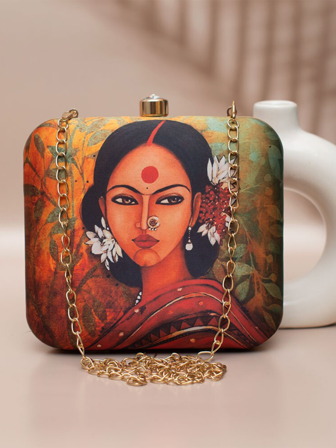 Buy ARTKLIM Graphic Printed Box Clutch - Clutches for Women 23840838 ...