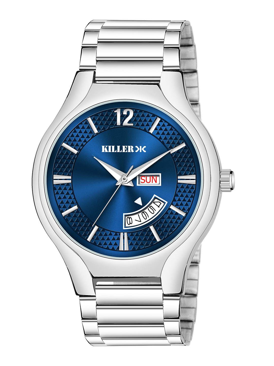 Buy Killer Men Stainless Steel Straps Analogue Watch KL 9102 BLUE ...