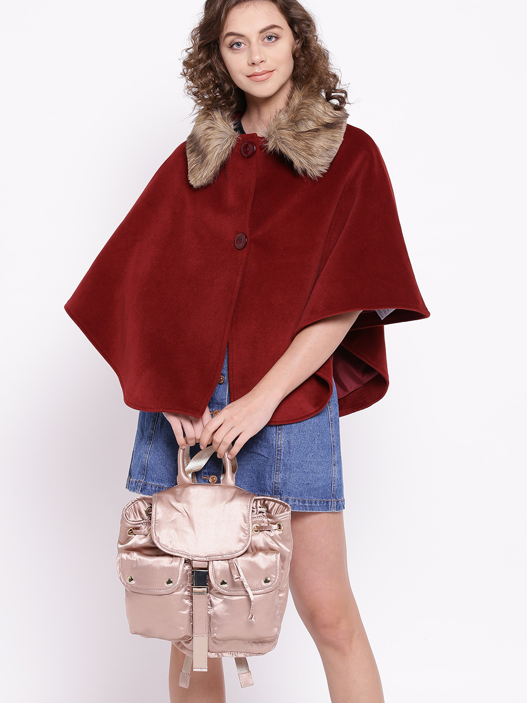 Buy Steve Madden Women Pink Solid Backpack - Backpacks for Women ...