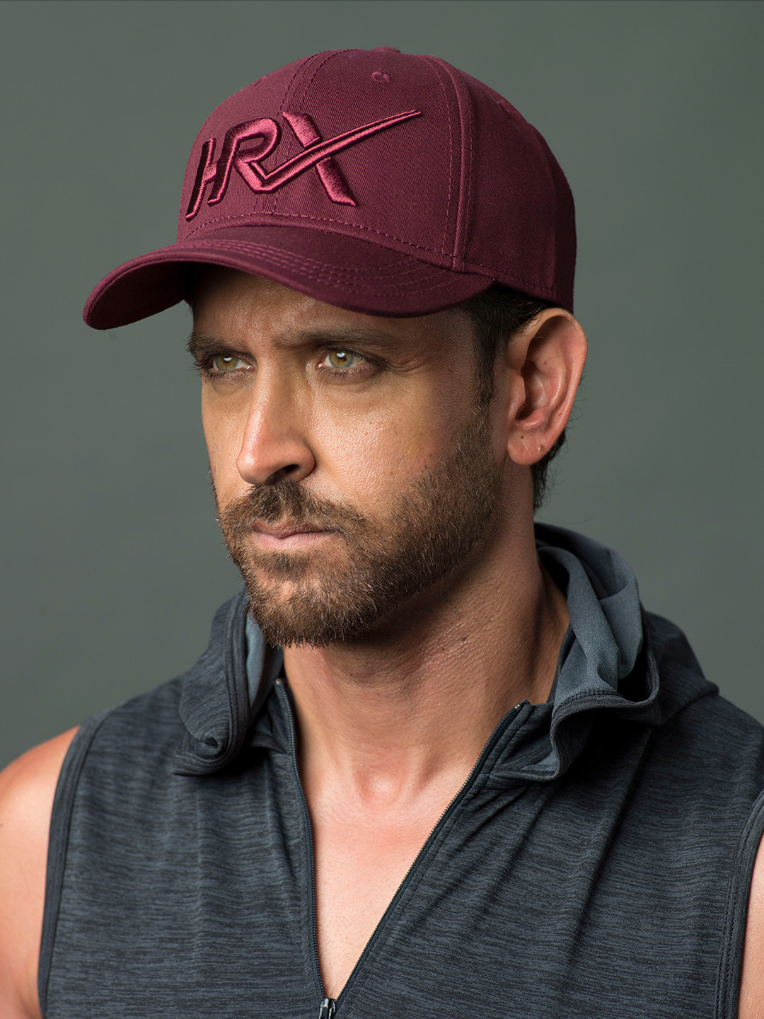 Buy HRX By Hrithik Roshan Unisex Maroon Solid Lifestyle Cap - Caps for ...