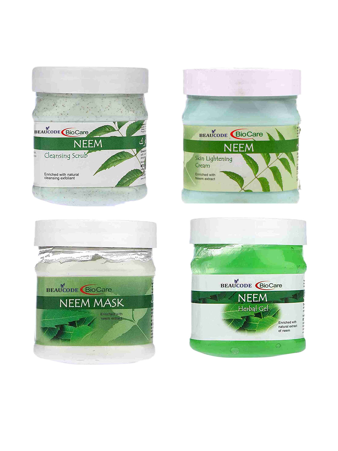 Buy BEAUCODE BIOCARE Neem Four Steps Facial Kit 250 Ml Each - Facial ...