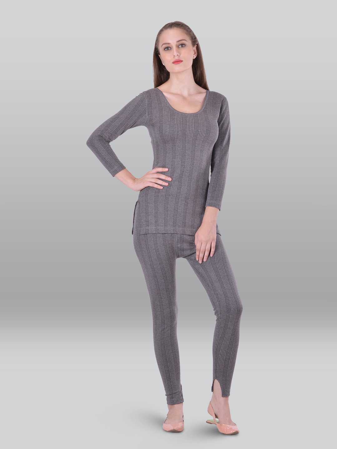 Buy INFERNO Ribbed Cotton Thermal Set - Thermal Set for Women 23871346 ...