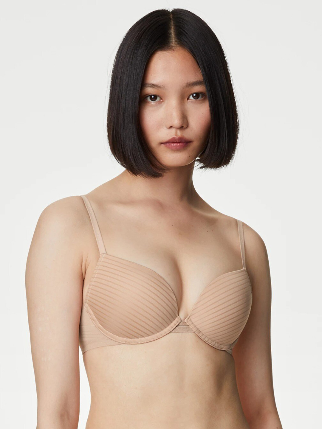 Buy Marks & Spencer Medium Coverage Underwired Lightly Padded Bra With All Day Comfort - Bra for ...