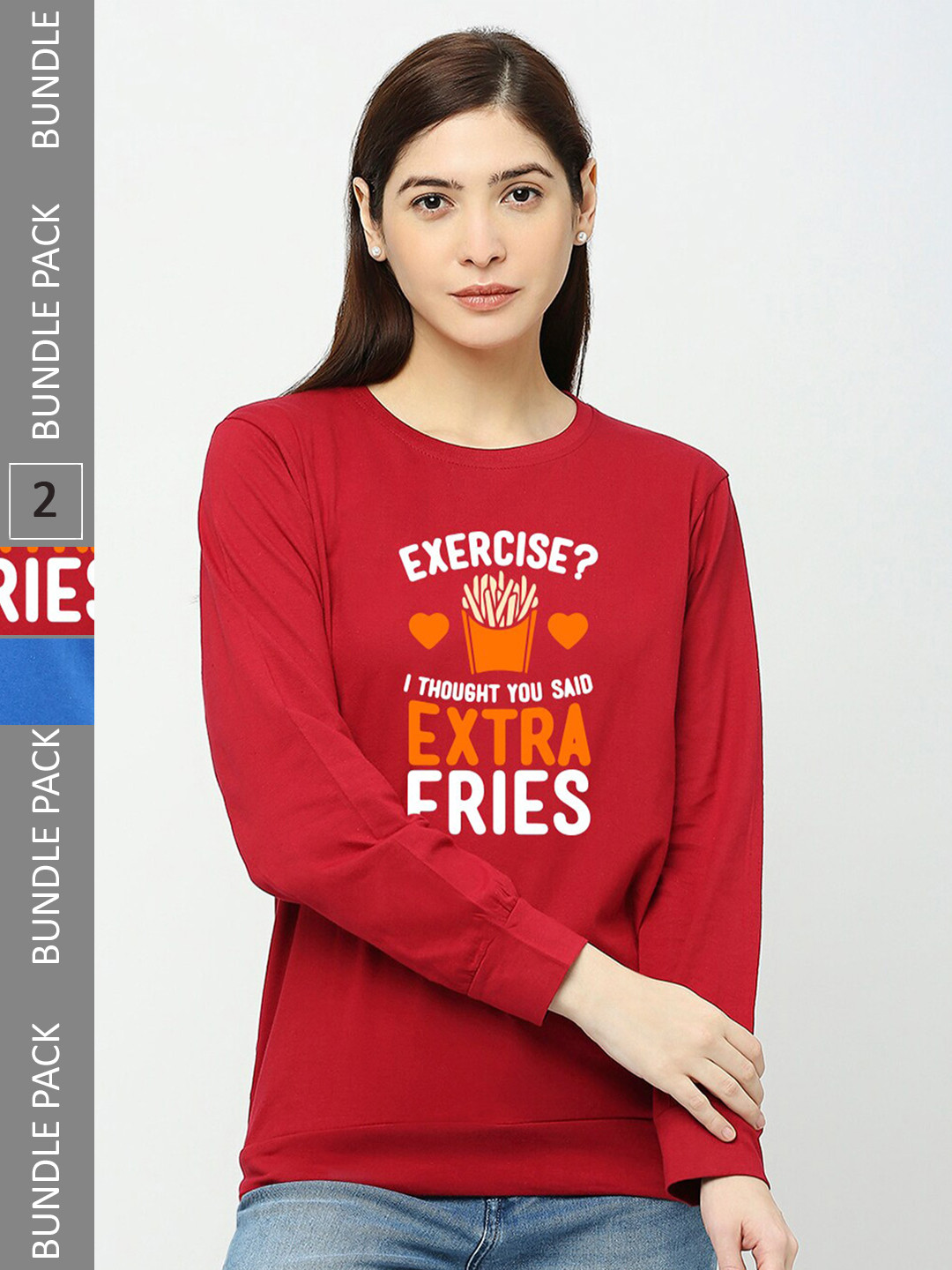 Buy STATUS MANTRA Pack Of 2 Typography Printed Pure Cotton T Shirts ...