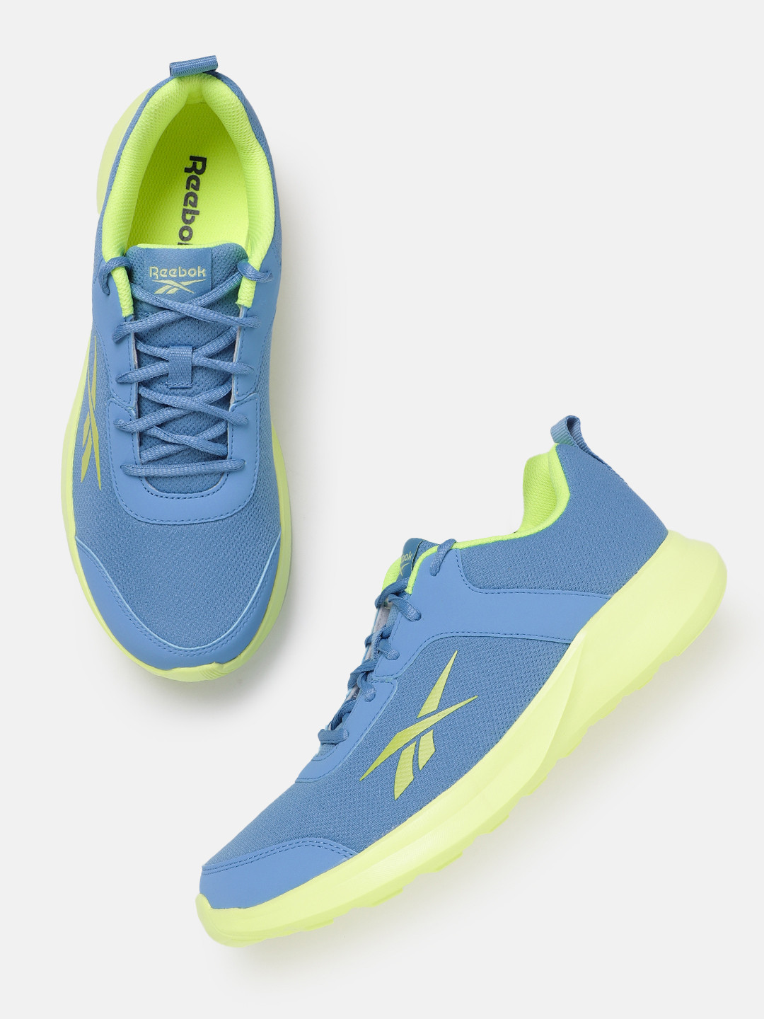 Buy Reebok Men Woven Design Swift Approach Running Shoes With Brand ...
