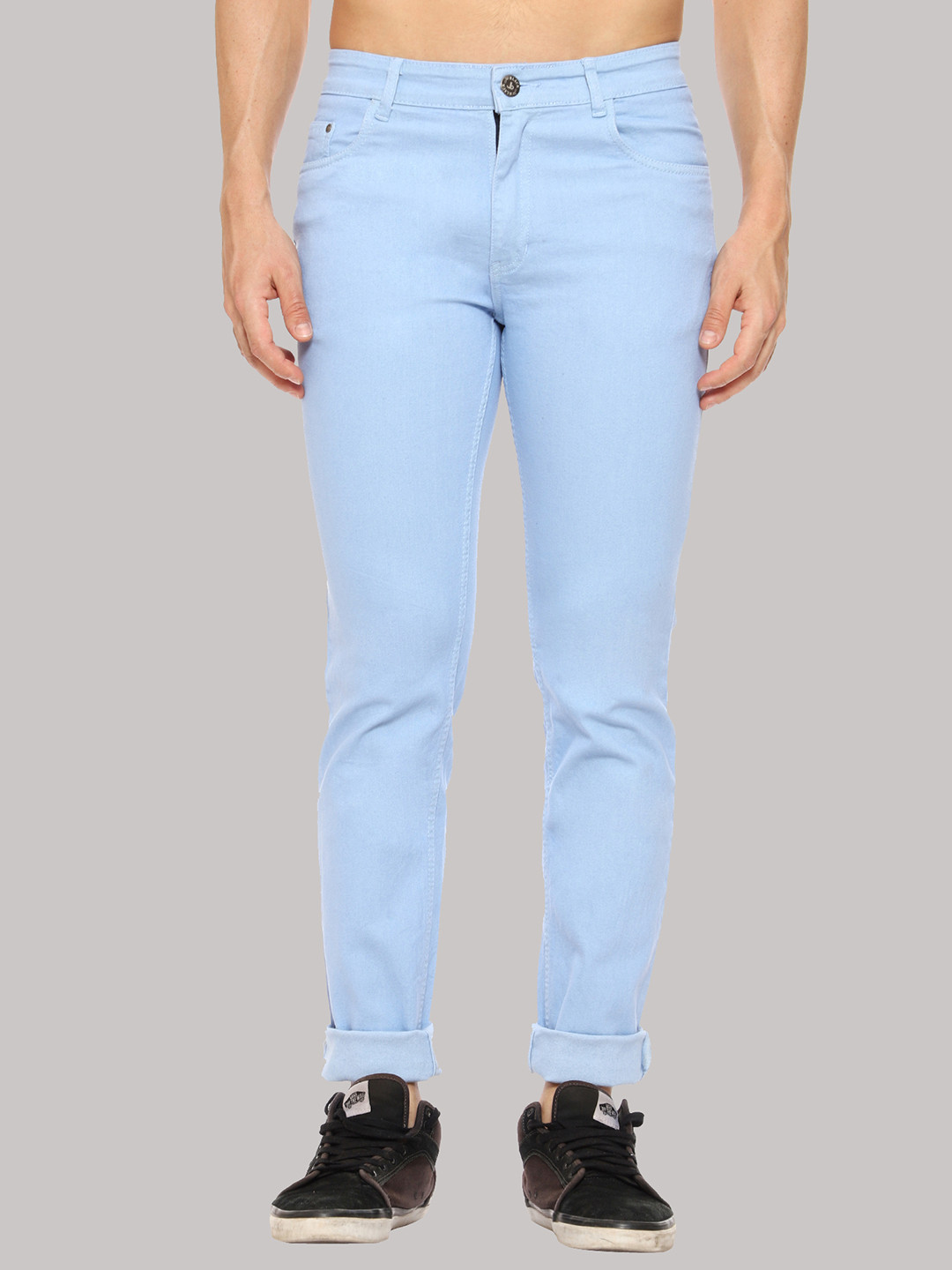 Buy Jb Just BLACK Men Mid Rise Urban Slim Acid Wash Stretchable Jeans ...