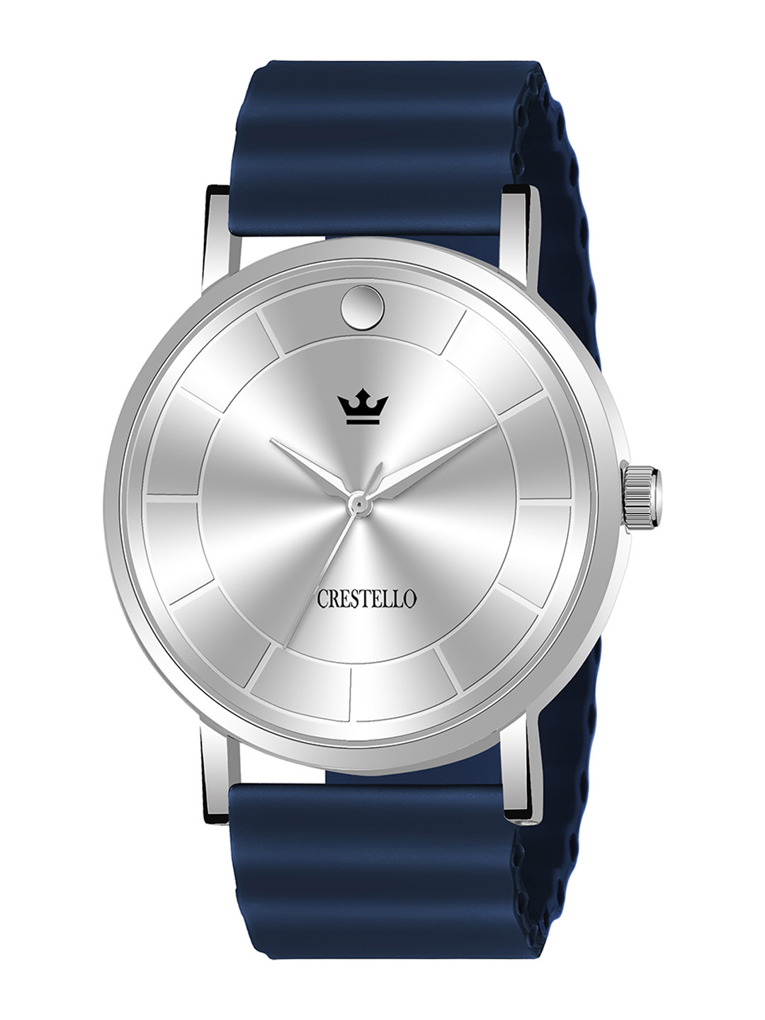 Buy CRESTELLO Men Grey Brass Dial & Bracelet Style Straps Analogue ...