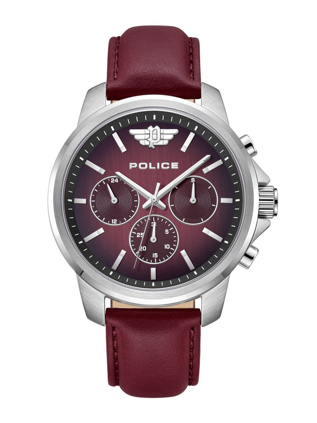 Buy Police Men Leather Straps Analogue Watch PEWJF0006302 - Watches for ...