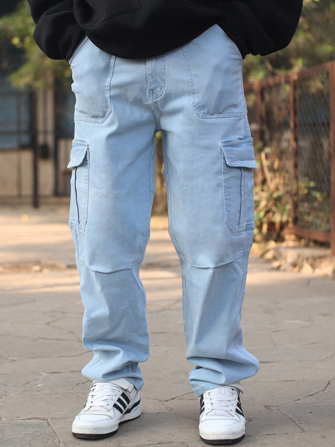 Buy Powerlook Men Blue Clean Look Light Fade Jeans - Jeans for Men ...