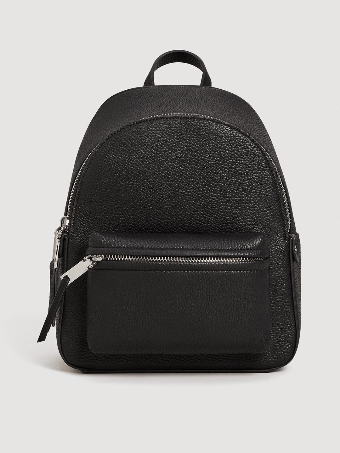 Buy MANGO Women Black Solid Backpack - Backpacks for Women 2393575 | Myntra
