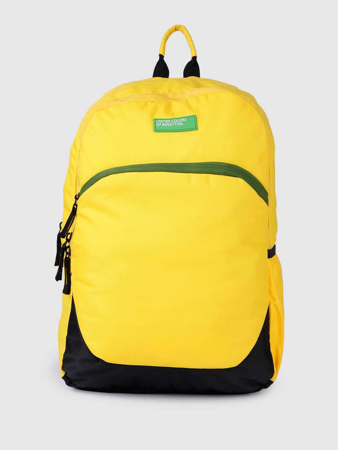 Buy United Colors Of Benetton Unisex Colourblocked Laptop Backpack With ...