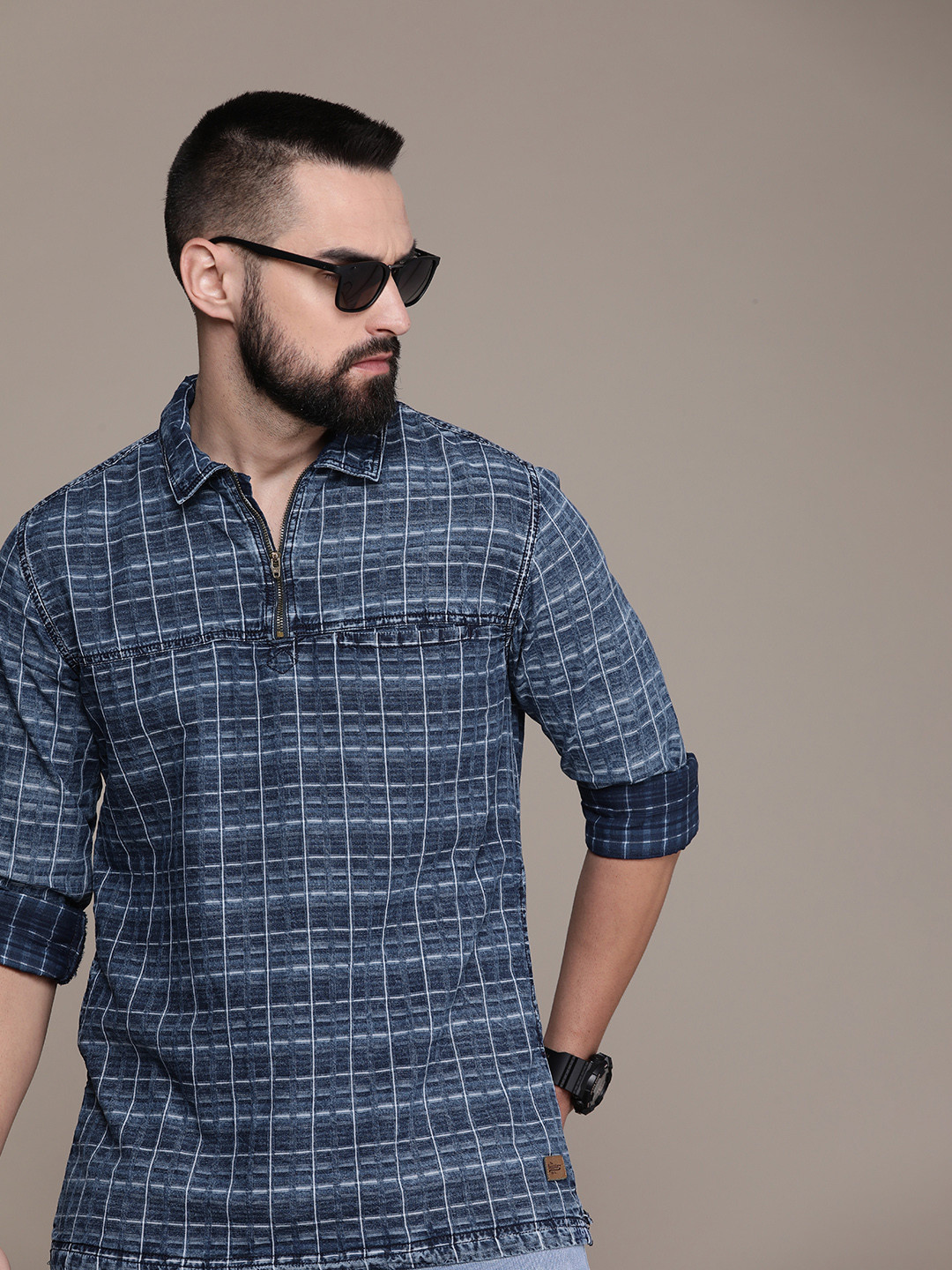 Buy The Roadster Life Co. Checked Pure Cotton Casual Shirt - Shirts for Men 23952712 | Myntra