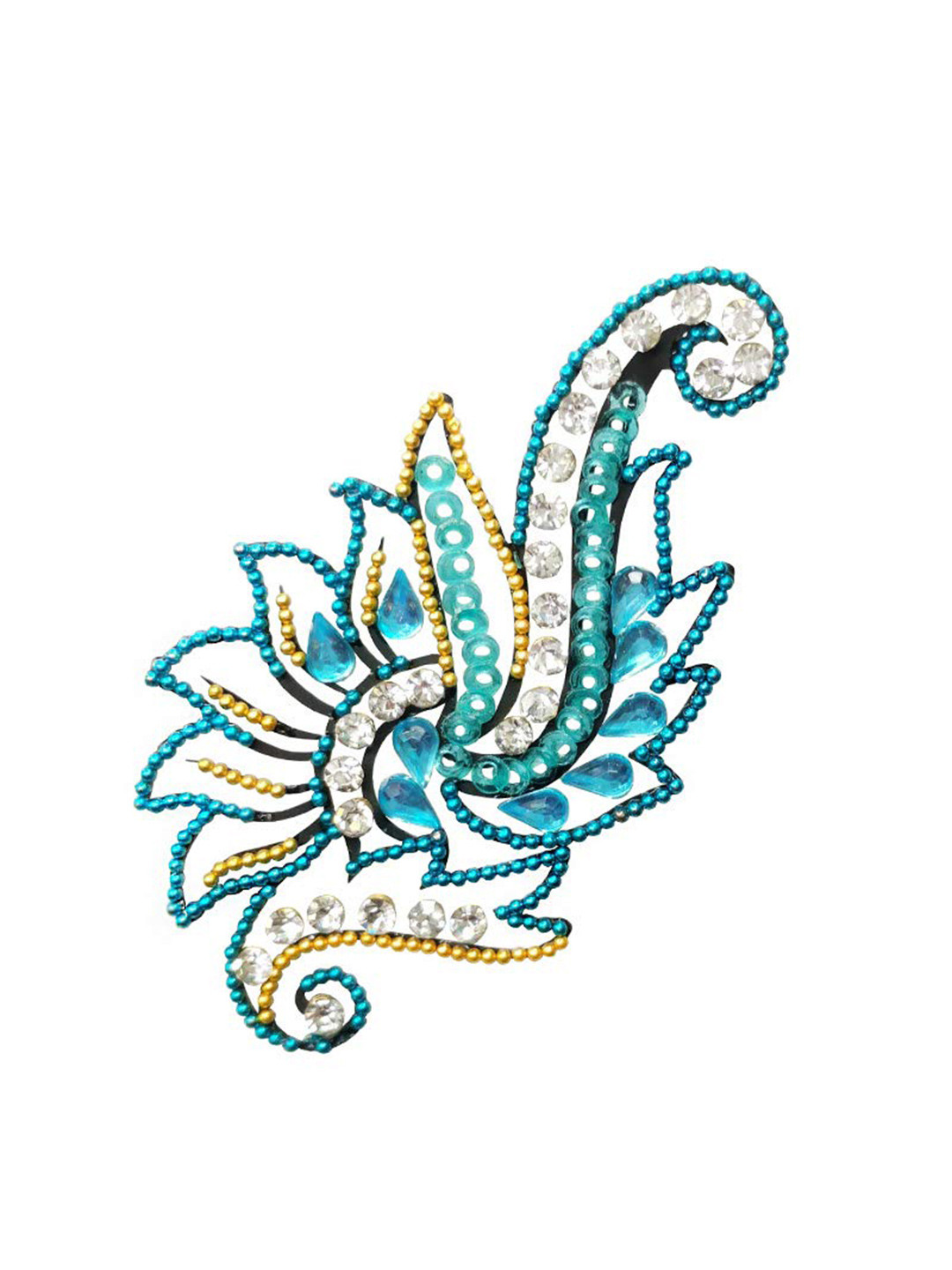 Buy Comet Busters BJ002 Temporary Body Jewel Handcrafted Tattoo Blue ...