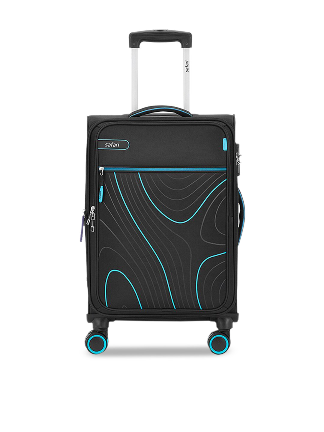 Buy Safari Contour Polyester Small Soft Trolley Bag 55cm - Trolley Bag ...