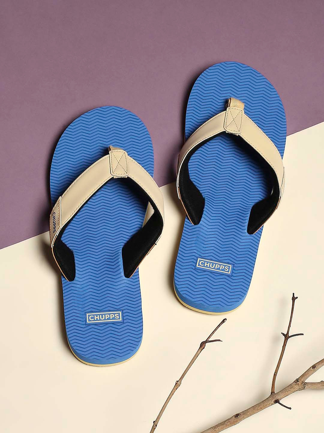 Buy CHUPPS Men Wyld Solid URO Foam Comfort Flip Flop - Flip Flops for ...