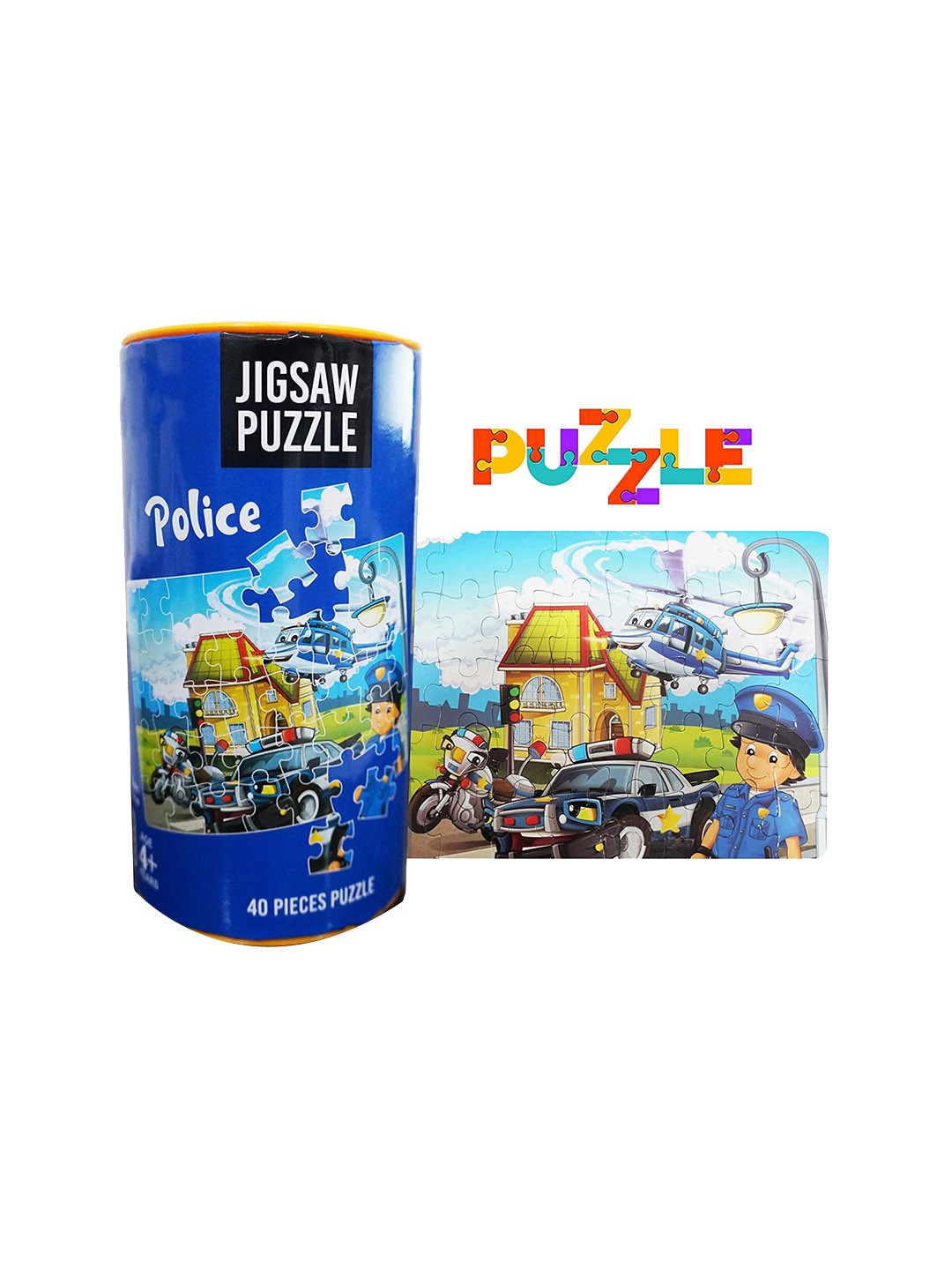 Buy MUREN Unisex Kids Mini Jigsaw Puzzles Police Theme - Activity Toys ...