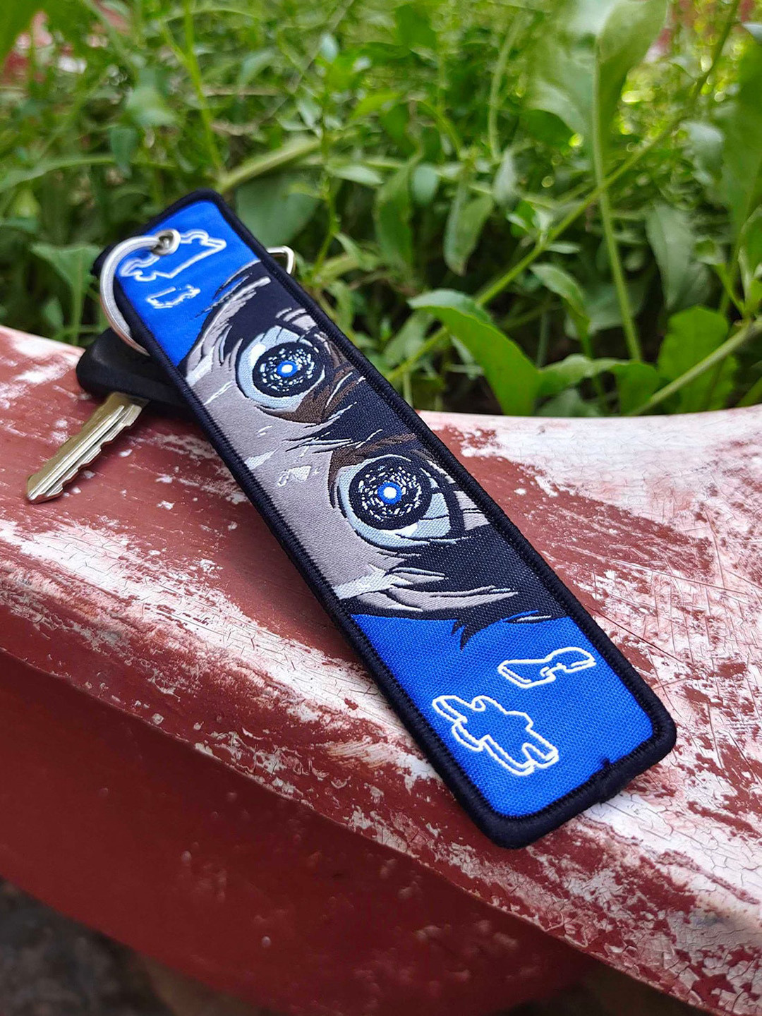 Buy COMICSENSE Blue Lock Anime Egoist Woven Lanyard Keychain - Key ...