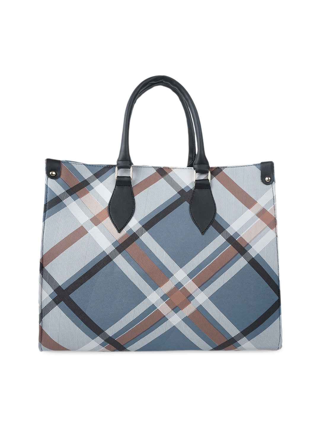 Buy FARGO Checked Structured Tote Bag - Handbags for Women 23973774 ...