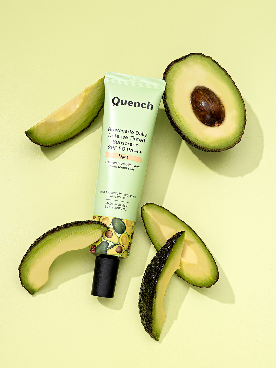 Buy Quench 2% Niacinamide Daily Defense Tinted Sunscreen SPF 50 PA ...