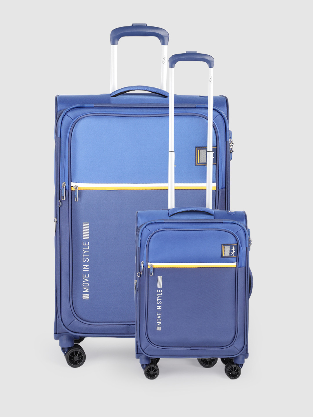 Buy Skybags Set Of 2 Sigma 8W Soft Sided Trolley Suitcases - Trolley ...