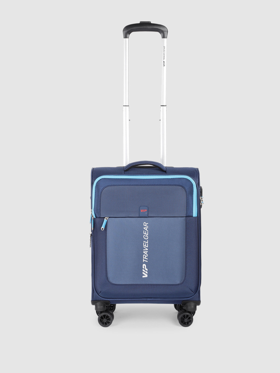 Buy VIP SUPREMA 8W Minimal Brand Logo Printed Soft Sided Cabin Trolley ...