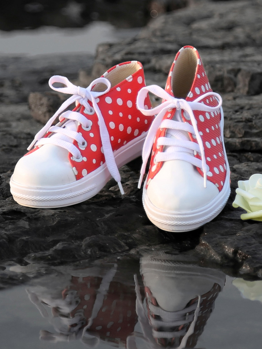 Buy DChica Girls Red Sneakers - Casual Shoes for Girls 2398195 | Myntra