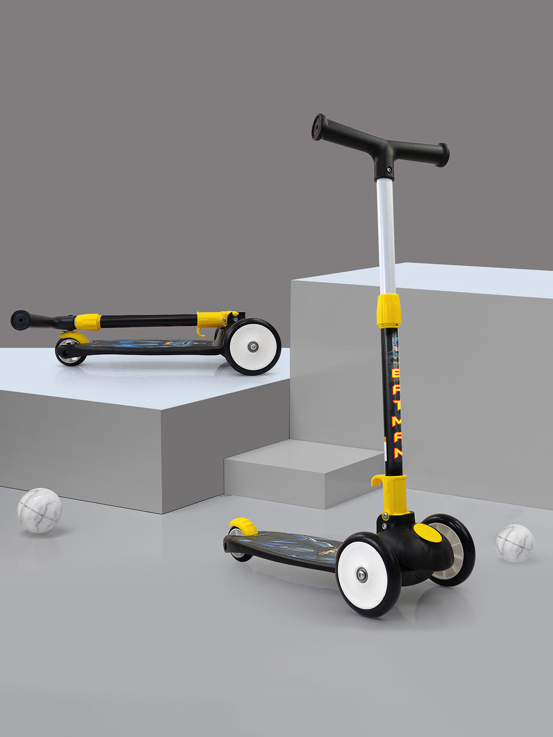 Buy NHR Kids Batman Smart Kick Scooter With Adjustable Height ...