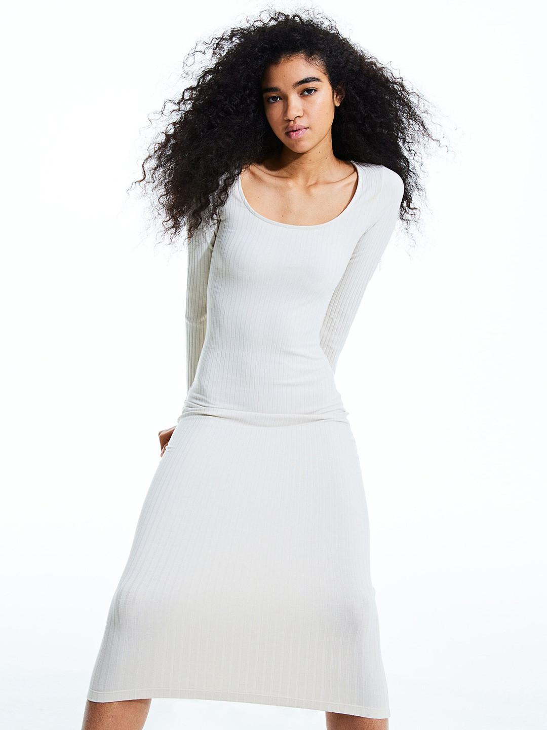 Buy H&M Ribbed Bodycon Dress - Dresses for Women 23999826 | Myntra