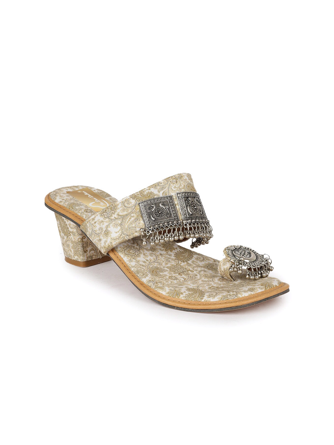 Buy The Desi Dulhan Embellished Ethnic Block Heels - Heels for Women ...