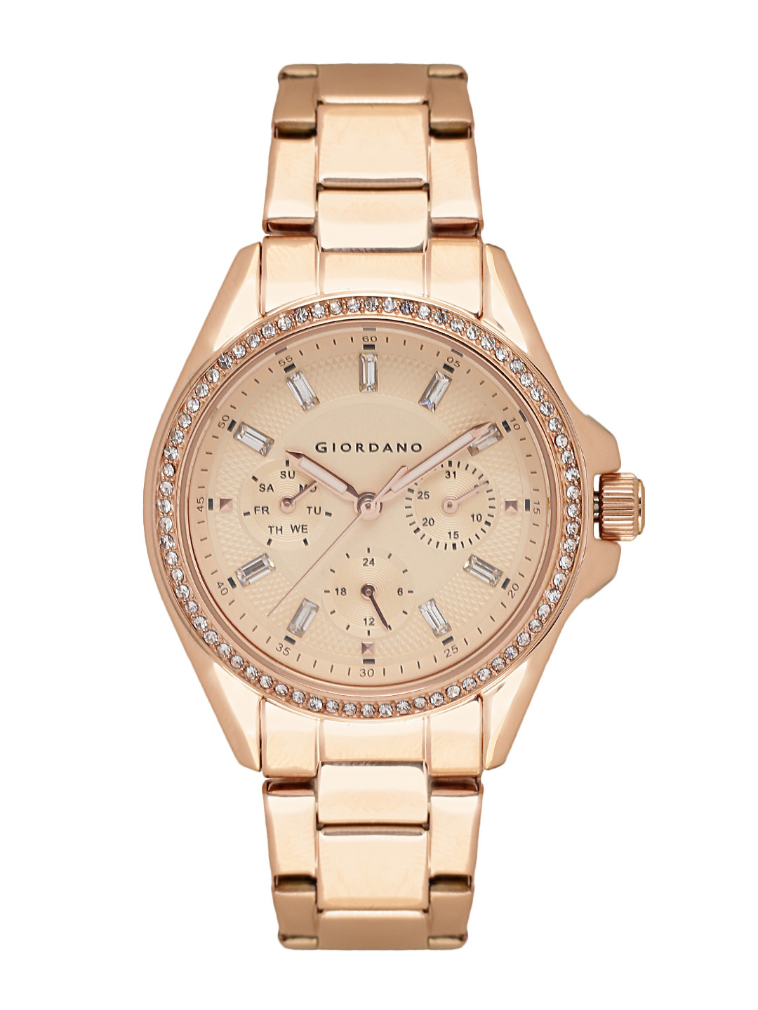 Buy GIORDANO Women Beige Analogue Watch 2721 44 - Watches for Women ...