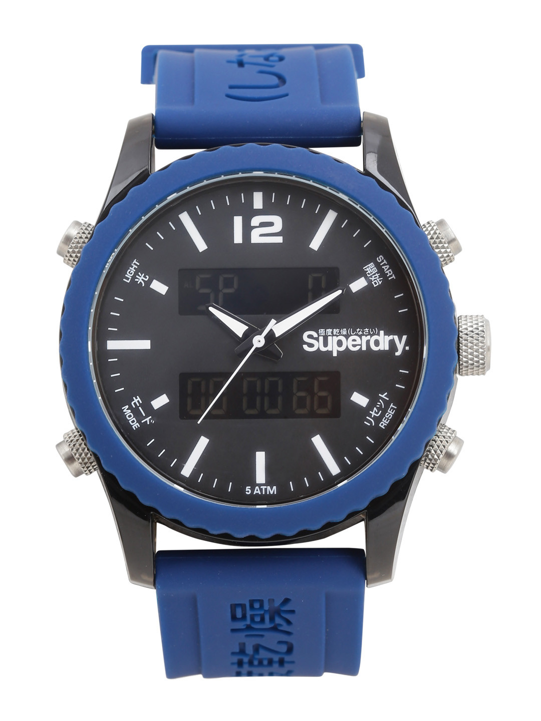 Buy Superdry Men Black Analogue & Digital Watch SYG206U - Watches for ...